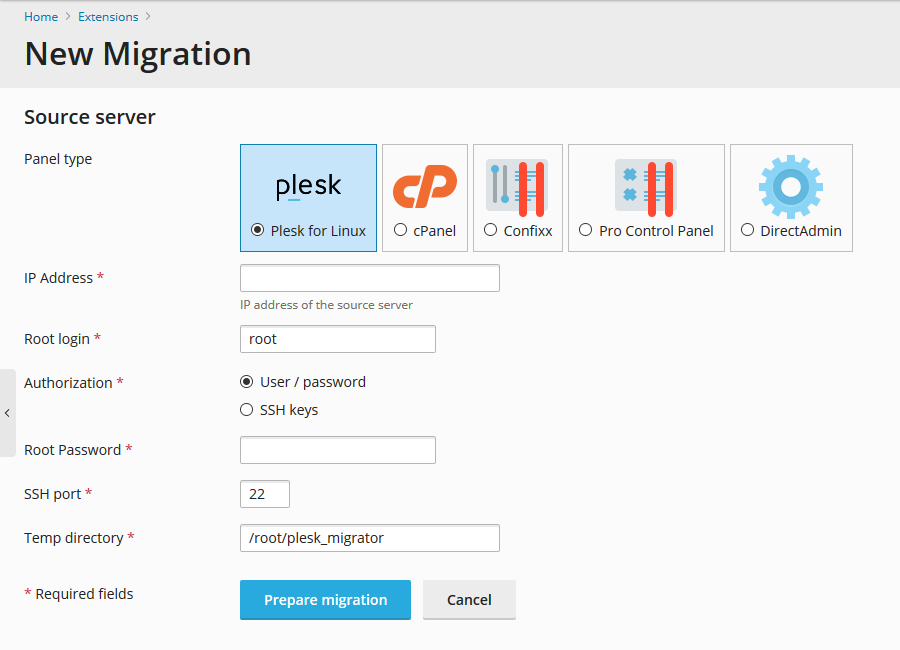 Plesk Migration and Transfer Guide – Plesk