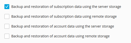 How To Disable Or Enable The Localremote Backup Storage For Clients In Plesk Support Cases