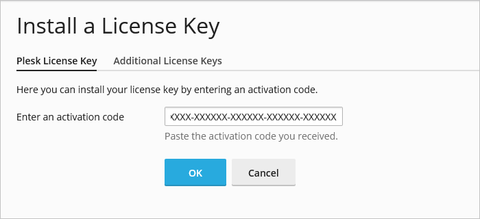 How to install the Plesk license – Plesk