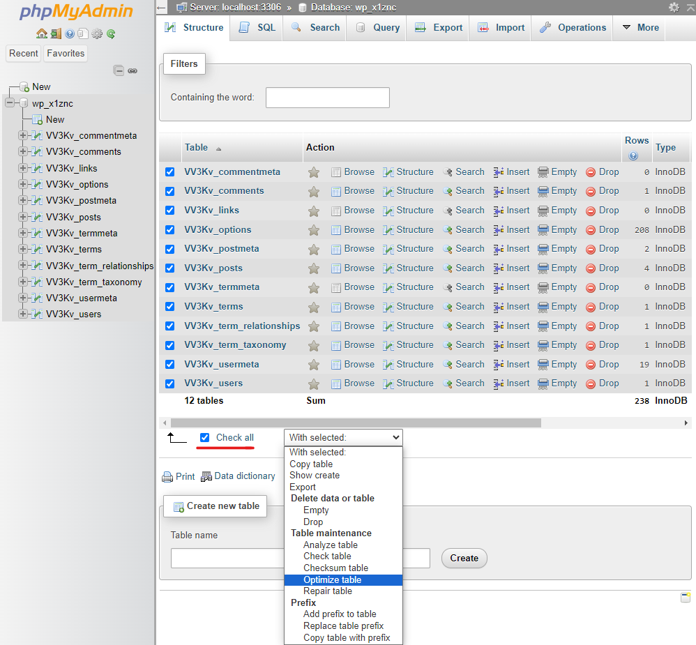 The Size Of A Mysql Or Mariadb Database In View More Statistics Does Not Match The Size From