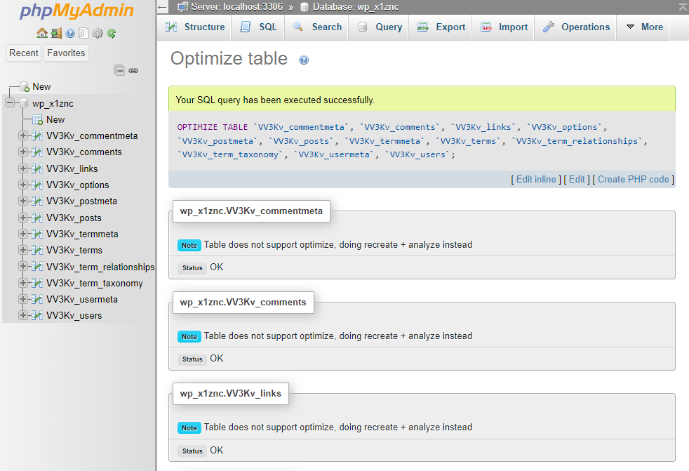 The Size Of A Mysql Or Mariadb Database In View More Statistics Does