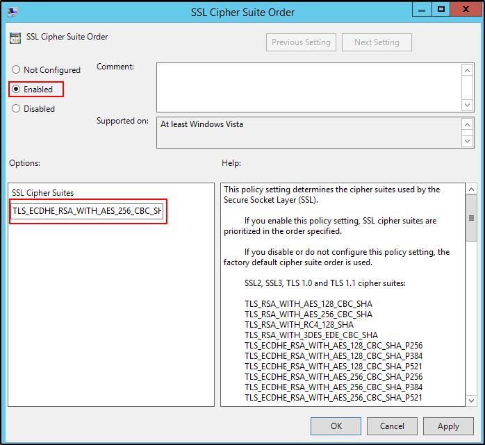 How to manage SSL/TLS ciphers and protocols in Plesk for Windows? – Plesk