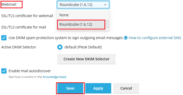 How to install and manage webmail in Plesk? – Plesk