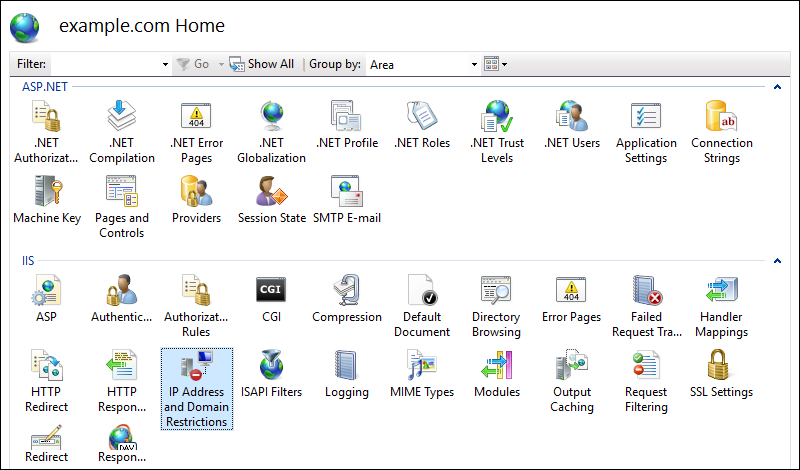 How To Allowrestrict Connections From An Ip Address To A Website Hosted In Plesk On Windows