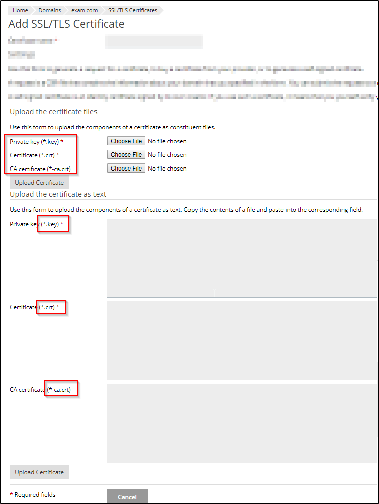 After Installing Certificate In Plesk Message Appears Ssl Ca Is Not Correct Intermediate